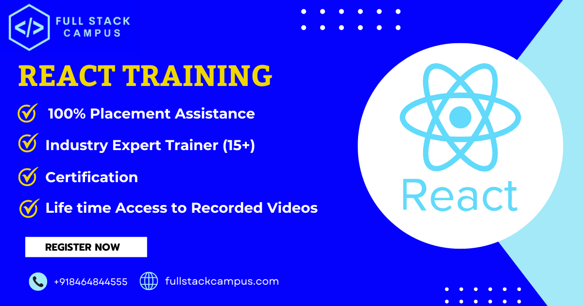 React Training in Hyderabad #1 Best Online Course 2024